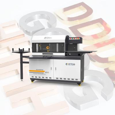 Cina EJON ET20 Full Automatic Special Bend Aluminum Profile Store Sign Making Machine Light LED CNC Channel Letter Bending Machine in vendita