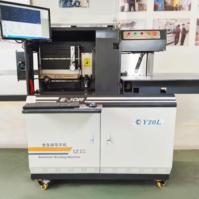 China Formato de arquivo Compatível Ejon Y20L Máquina automática de dobra de sinais 3D para letras de canal à venda