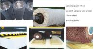 China YZ900 Automatic Descaling Chamfering Roller Brush Deburring Edge Rounding Machine for sale