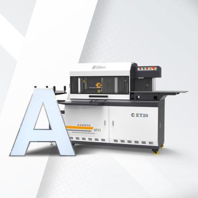 China EJON ET20 Máquina de dobra de letras de canal CNC de alta precisão com cortador de roda de fresagem à venda