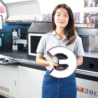 Cina 3 in uno ET20C Flange And Notch Channel Letter Bender per la piegatura ad alta precisione in vendita