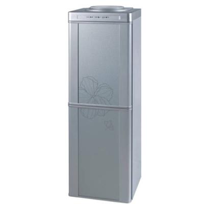 China Compressor cooling glass door water dispenser with cabinet or refrigerator for sale