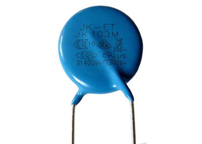 China passive component, Y2 ceramic chip capacitor ,250VAC, 10nF, radial leads for sale