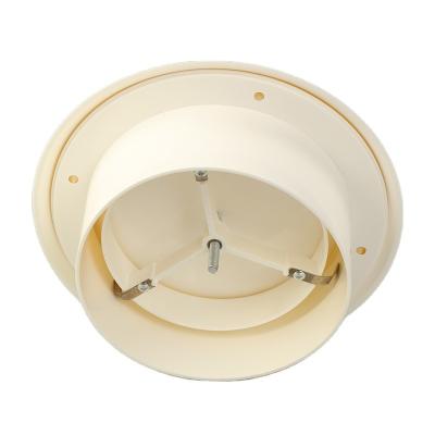 China HVAC Aluminum Return Round Ceiling Diffuser Air Grille for White Air Ventilation System for sale