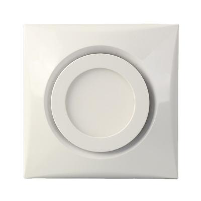 China SAA Certification LED Ventilation ABS Plastic Round Diffuser Cone Grille Centrifugal Fan for sale