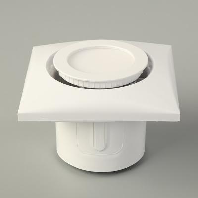 China SAA Certification LED Ventilation ABS Plastic Round Diffuser Cone Grille Centrifugal Fan for sale