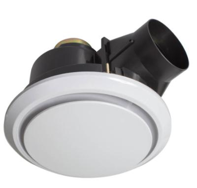 China Home Ceiling Mounted Motor Duct Exhaust Fan with Led Light Standard Plastic Extractor for sale