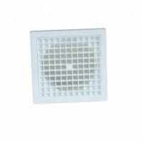 China Air Conditioning Double Deflection Plastic Ventilation Diffuser 240V IP44 White for sale