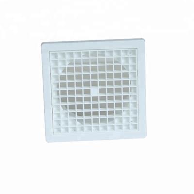 China Air Conditioning Double Deflection Plastic Ventilation Diffuser with Exhaust Fan Grills for sale