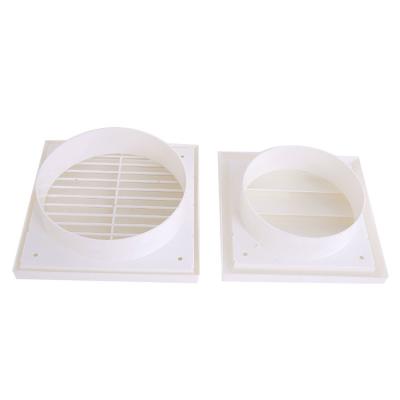 China Customized Square Grille for Air Extractor Fan Accessories White Air Extractor Fan for sale