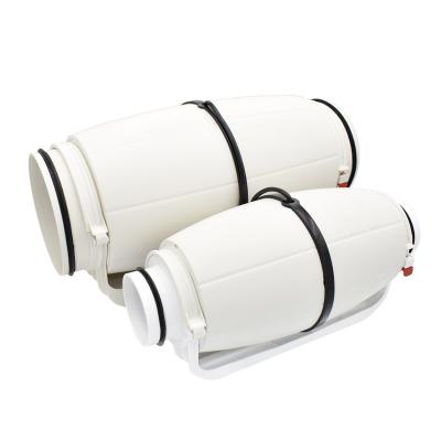 China Plastic 4 5 6 8 Inches Low Noise Extractor Axial Mixed Airflow Inline Duct Hydroponic Grow Tent Customization Fan for sale
