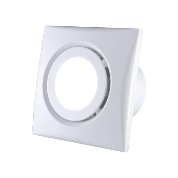 Quality Low Noise Plastic Ceiling Wall Mounted Ventilation Exhaust Fan with LED Light 6 for sale
