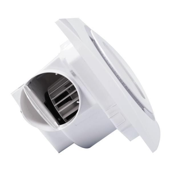 Quality 23-65 Plastic Square Bathroom Exhaust Fan Customized 5 Inch 6 Inch Silent for sale