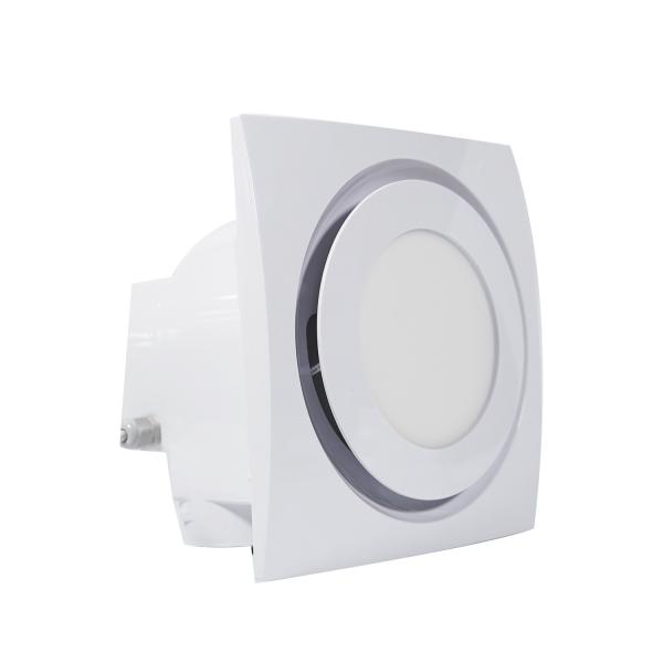Quality 23-65 Plastic Square Bathroom Exhaust Fan Customized 5 Inch 6 Inch Silent for sale