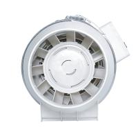 China 5 Inch Mixed Flow 2 Speed Inline Extractor Fan 240V for Hydroponic Growing Systems White for sale