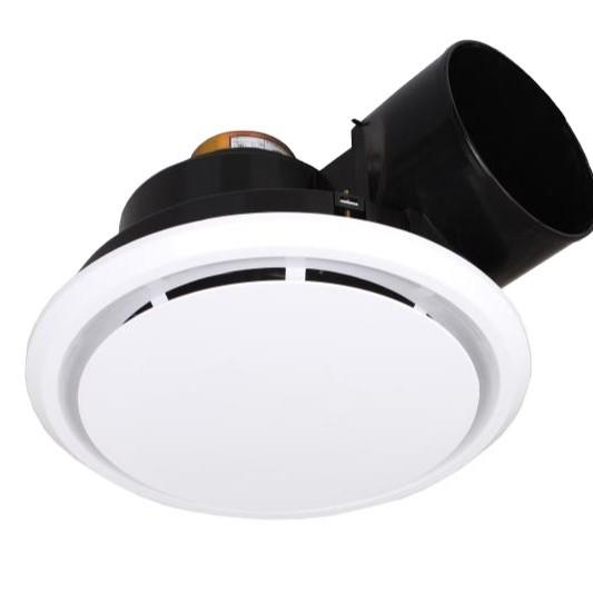 Quality Duct Fan Bathroom LED Light And Extractor Exhaust Ceiling Ventilation Fan 162-252 Air Quantity for sale