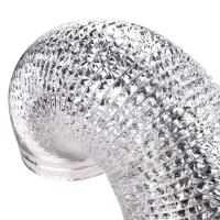 China 240V Cooling Flexible Aluminum Hose with High Temperature Ventilation Plastic Duct for sale