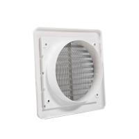 China White HVAC Ceiling Square Air Diffuser 100mm 4inch Ventilation Grille for sale