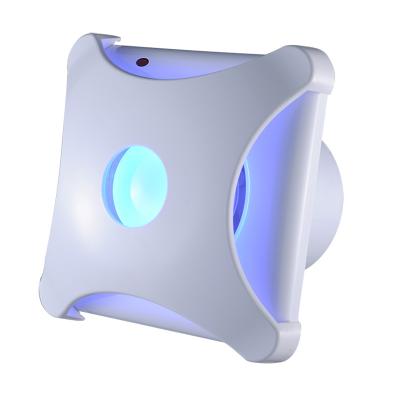 China Customized Logo 4 6 Inch Low Noise Bathroom Ceiling Mounted Exhaust Fans With Light for sale