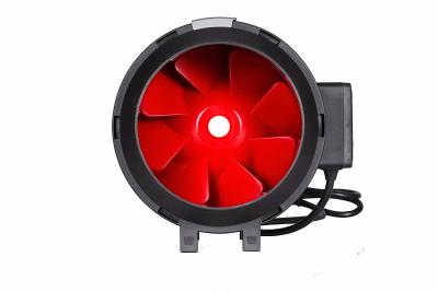中国 100mm 軸間混合気流 中心換気 エグゼストファン 240V 電圧 販売のため