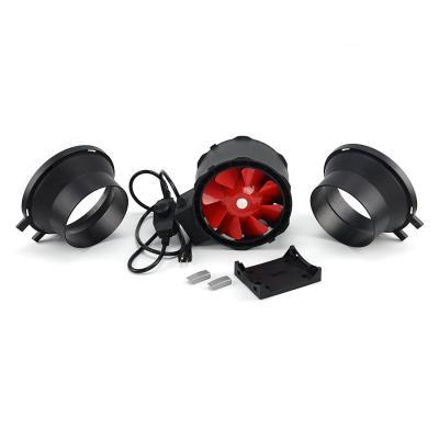 中国 100mm 軸間混合気流 中心換気 エグゼストファン 240V 電圧 販売のため