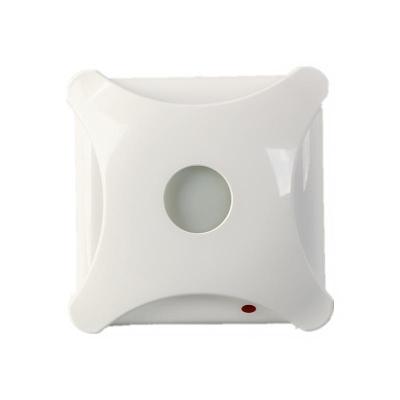 China 100 mm vierkante wand gemonteerde badkamer ventilatie met LED licht ultra stil axiale stroom ventilator Te koop