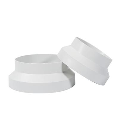 Cina 100 mm quadrato griglia di plastica bianco PP conduttore di ventilazione estratto ventilatore con reti per insetti in vendita