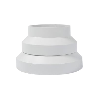 Cina 100 mm quadrato griglia di plastica bianco PP conduttore di ventilazione estratto ventilatore con reti per insetti in vendita