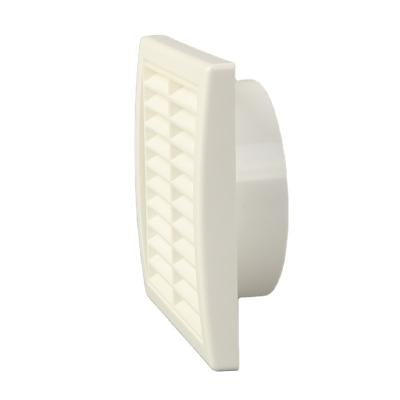 China Square Hotel ABS Plastic Ceiling Wall Mount Exhaust Fan Outlet Inlet Air Duct Grille for sale