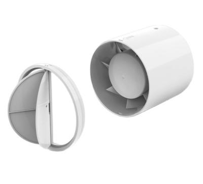 China Laag geluid 5 inch witte kas groei tent wand montage extractor uitlaatventilator voor het voordeel Te koop