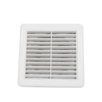 China Mass Production Round Return Air Grille Ventilation Duct Diffuser 240V Silver with Fly Screen for sale