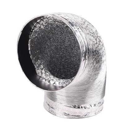 China 120V Voltage Plastic Flexible Aluminum Duct Hose for High Temperature Air Ventilation for sale