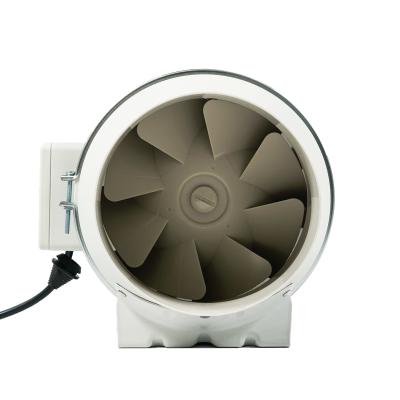 Cina 220V 4-12 pollici 100mm 125mm 150mm 200mm condotto d'aria ventilazione a flusso misto ventilatore in linea in vendita