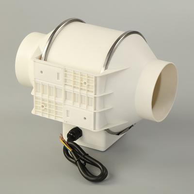 China Hochdruck-Industrial 200mm-Wasserdichtes Mischströmungskanal-Auspuffventilator in Weiß zu verkaufen