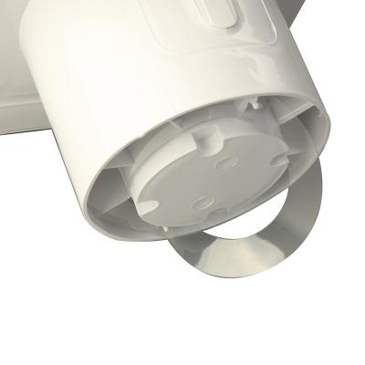 China Ventilador de ventilação ultra silencioso de banheiro de 100 mm com ventilador de escape montado na parede com luz LED à venda