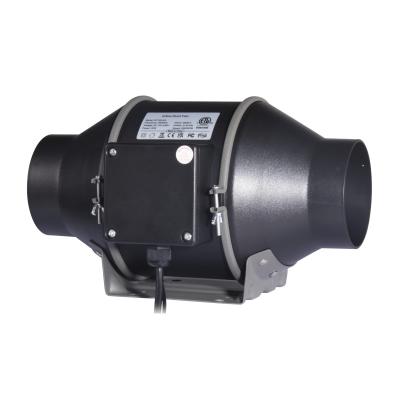 Cina 100~240V Basso rumore 4 pollici 100 mm Ventilatore a condotto in linea con regolatore di velocità per ventilatore idroponico in vendita