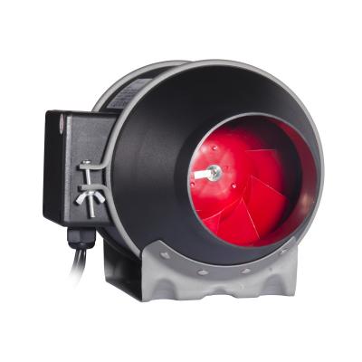 Cina 100~240V Basso rumore 4 pollici 100 mm Ventilatore a condotto in linea con regolatore di velocità per ventilatore idroponico in vendita