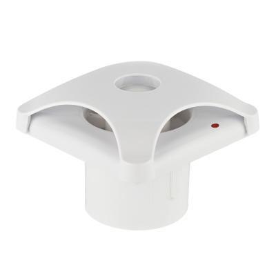 Cina Vendita in grosso di ventilazione silenziosa di plastica da 6 pollici per bagno con ventilatori montati a parete a luce a LED in vendita