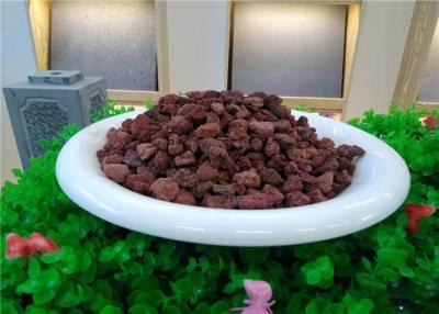 China 5-8mm Red natural volcanic rocks Natural Lava Stone for Water Treatment for sale