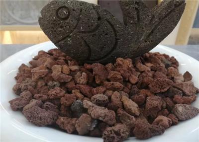 China Large Quantity Red Natural Lava Stone Water Treatment Volcanic rocks for sale