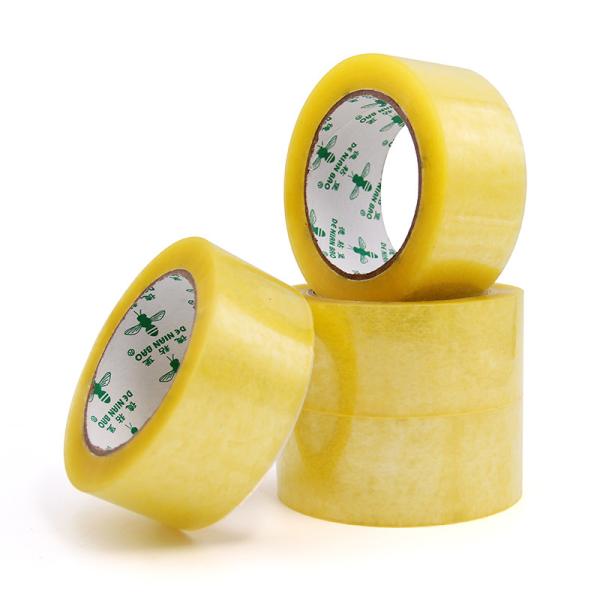 Quality Clear / Transparent Yellowish Opp Carton Sealing FRAGILE Packing Tape for sale