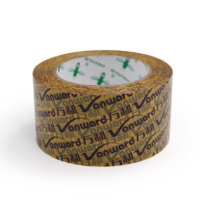 China Anti Freezing Heat Resistant Custom Tape Printing Custom Printed Packaging Tape Strong Adhesion for sale