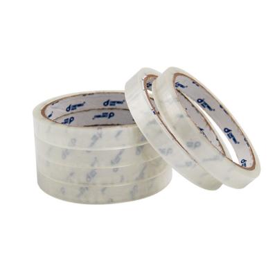 6 rollen doorzichtige gele Bopp zelfklevende logo tapes met wrap voor Amazon