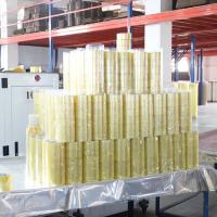 China Transparent Packaging Tape Roll Type For Packing Cartons for sale