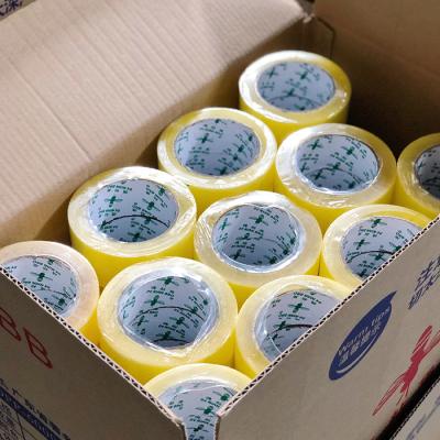 China 48 mm x 200 yard BOPP Nastro adesivo trasparente per cartone for sale