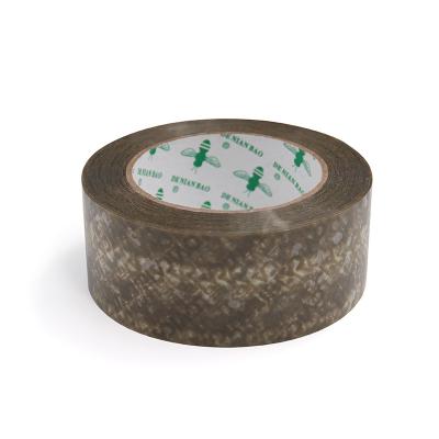 China BOPP Yellowish Yellow Packaging Adhesive Sealing Tape  Single Sided for sale