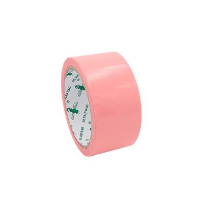 Cina Nastro adesivo rosa chiaro per imballaggio Nastro colorato per sigillamento e mascheratura del cartone in vendita