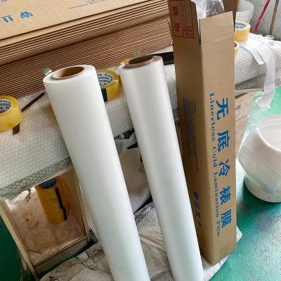 China Matte And Glossy PVC Matte Cold Laminate Film Multiple Specifications for sale