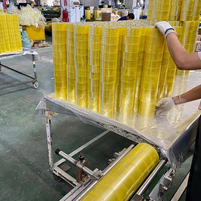Chine Carton Opp jaune clair et transparent, scellant par ruban adhésif fragile à vendre
