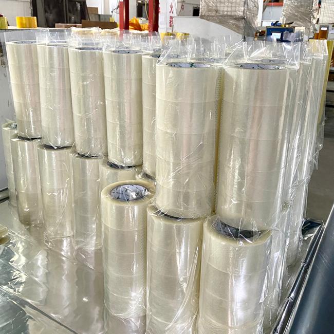 BOPP packing tape roll close-up